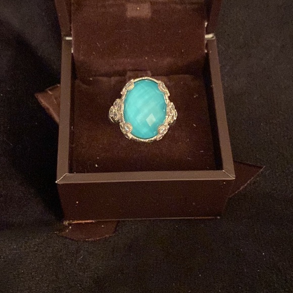 Judith Ripka | Jewelry | Judith Ripka Turquoise Doublet Ring | Poshmark